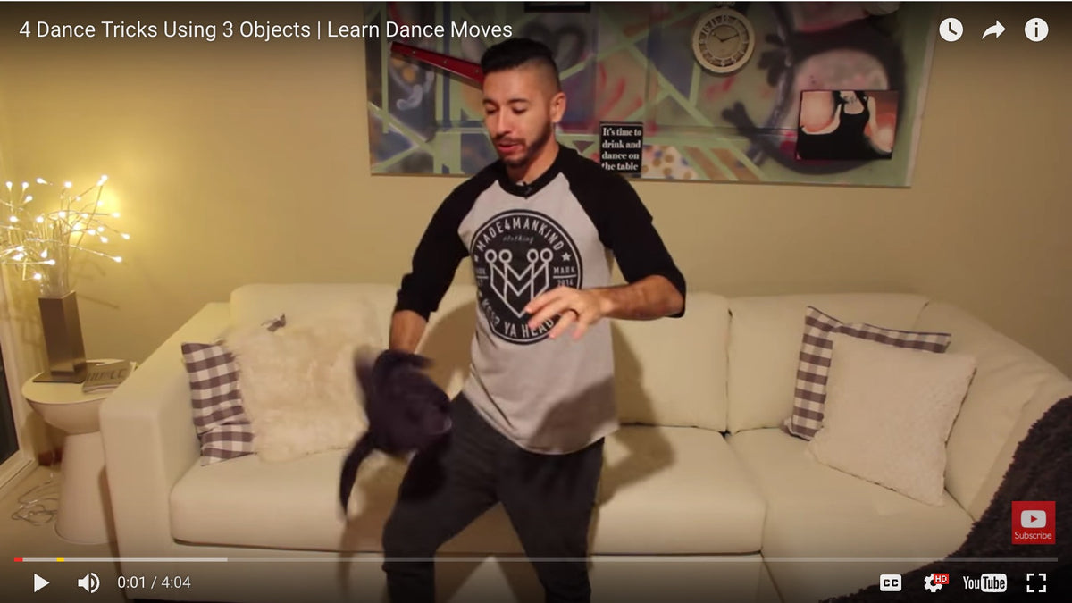 4 Dance Tricks Using 3 Objects / Unique Dance Moves – Brambilabong