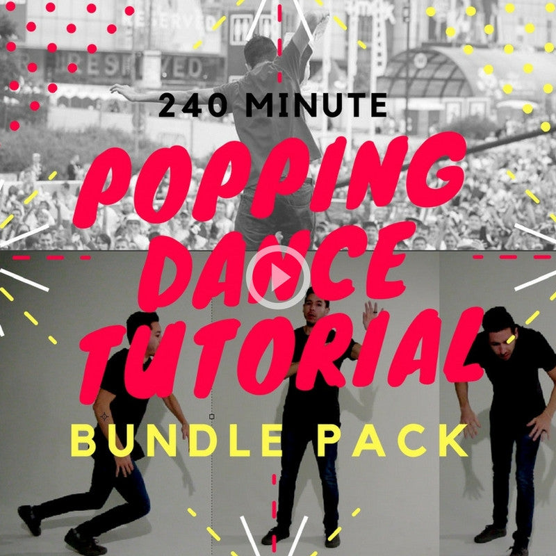 Popping Dance Tutorial Bundle Pack With Over 240 Minutes of Lessons ...